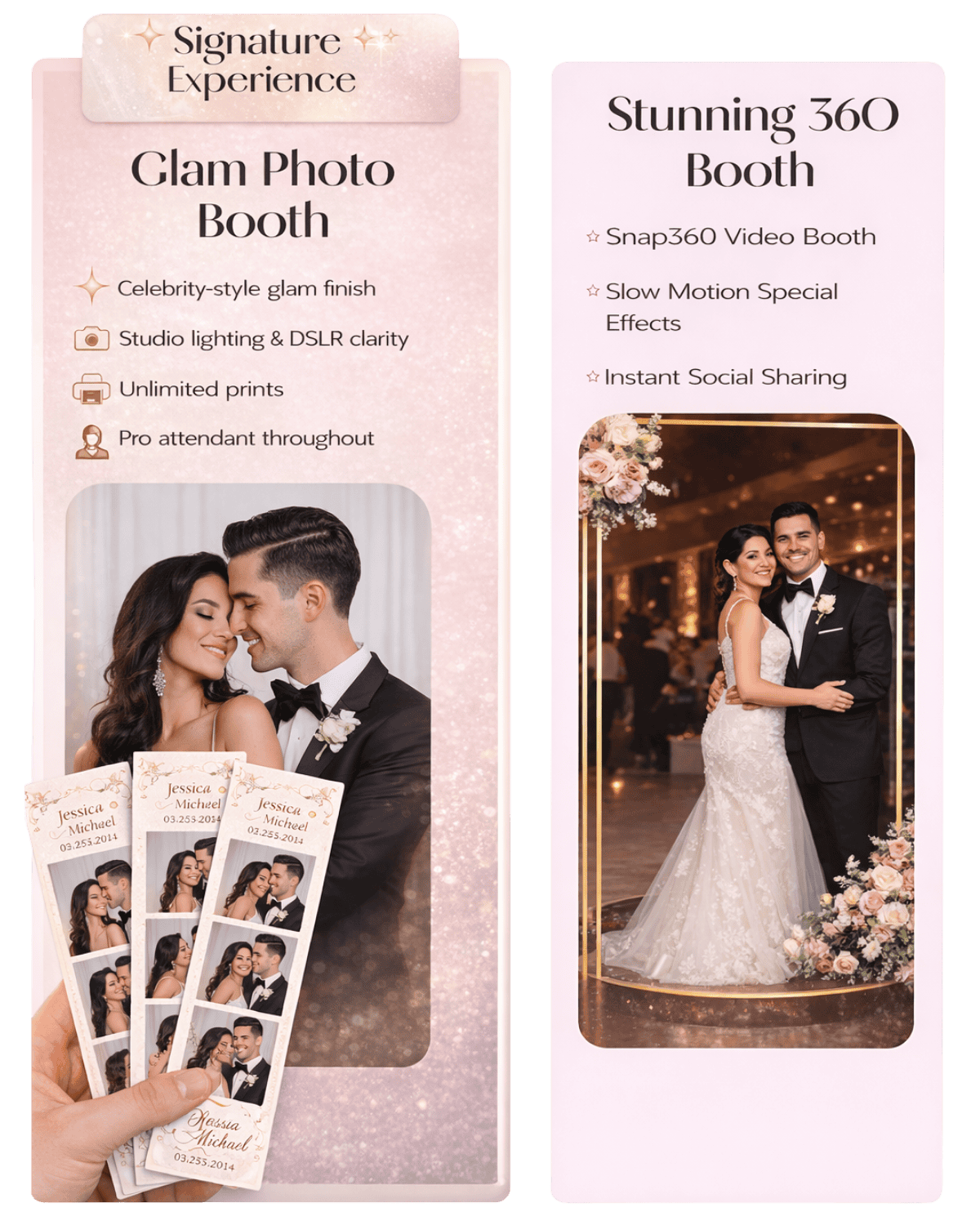 Wedding Landing Page - SnapJoy Photo Booth Co.